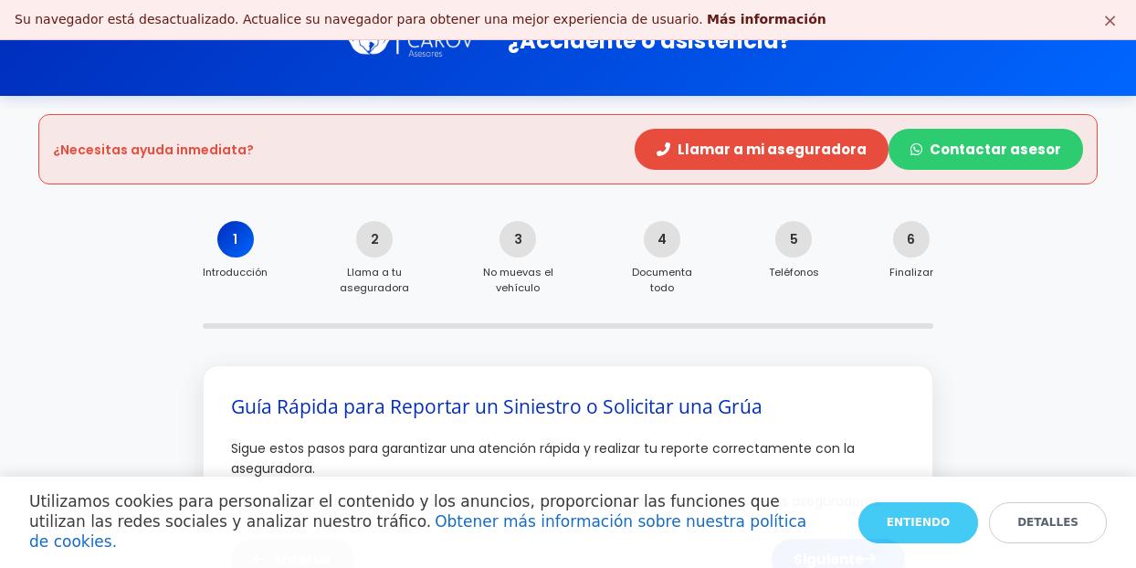 Reportar Siniestro